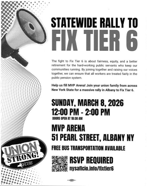 Fix Tier 6 – Rally | UUP Stony Brook Center Campus Chapter